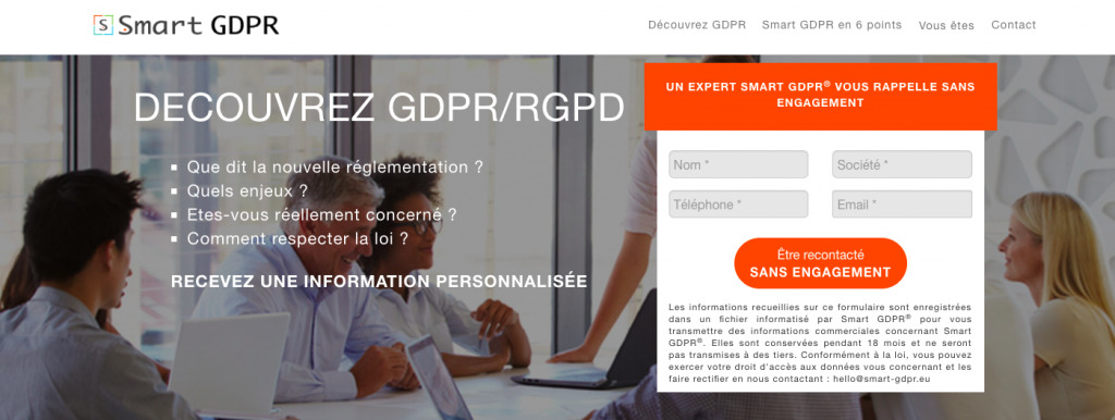 Smart GDPR, la solution qui vous accompagne dans votre mise en ...